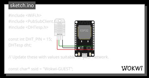 Dht Mqtt Pub Wokwi Esp32 Stm32 Arduino Simulator