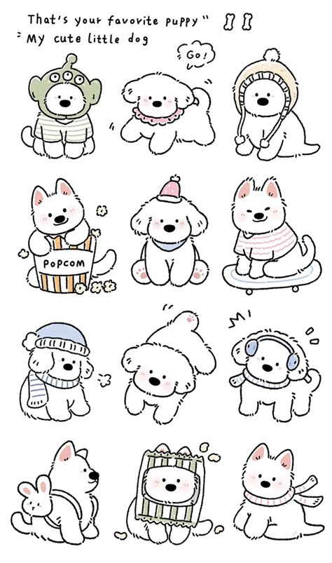 简笔画｜狗狗系列 小红书 花瓣网