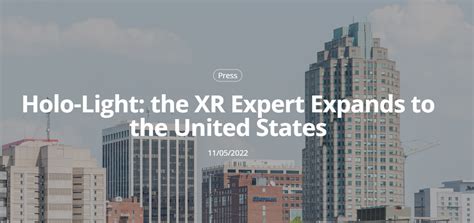 Holo Light XR Expands To The United States AREA