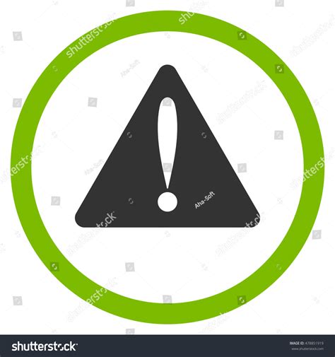 warning error vector bicolor rounded icon image royalty free stock vector 478851919