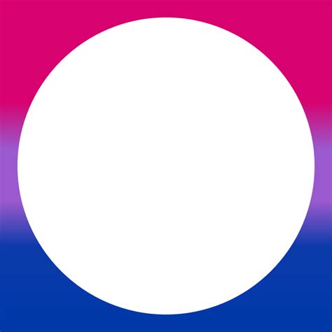 Bisexual Pride Wavy Gradient Round Border Openclipart
