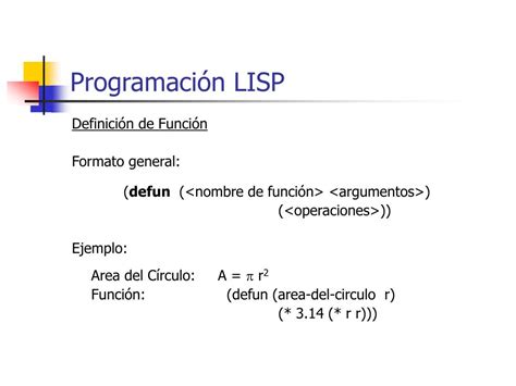 Ppt Programación En Lisp Powerpoint Presentation Free Download Id