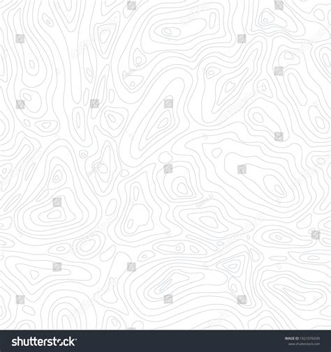 Line Topographic Map Seamless Pattern Vector Stock Vector Royalty Free 1921076039 Shutterstock