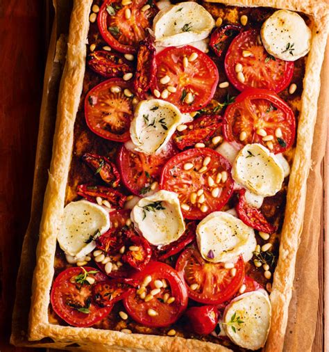 Tomato And Goats Cheese Tart Sainsbury`s Magazine