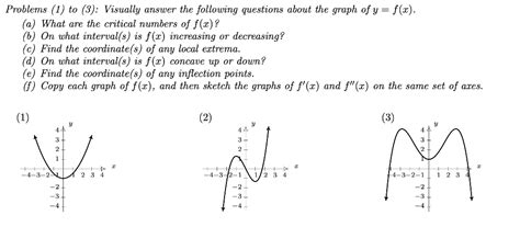 solved problems 1 to 3 visually answer the following