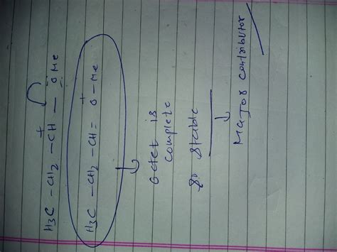 6 Which Of The Following Resonance Structures Is The Major Contributor To The Resonance Hybrid