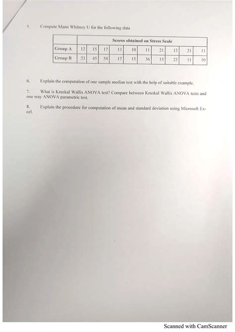Statistical Methods For Psychological Research Bpcc 108 Solved