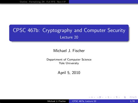 formalizing zero knowledge proofs full fueige fiat shamir