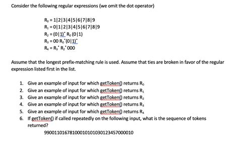 solved consider the following regular expressions we omit