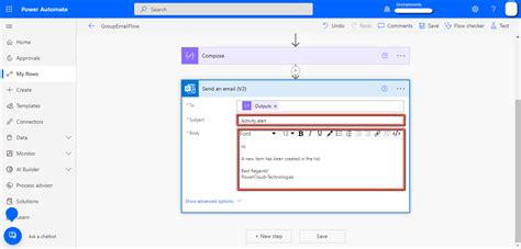 Send Emails To Sharepoint And Office 365 Groups Using Power Automate Powercloud Technologies