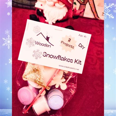 Diy Snowflakes Kit Crystalyns Creative Attic