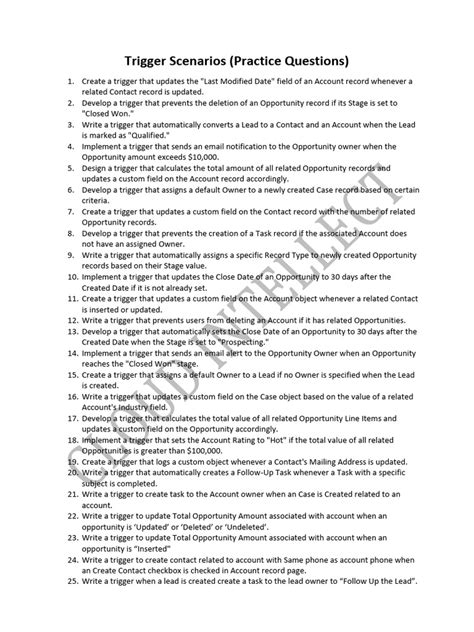 Trigger Scenarios Pdf Software Computing