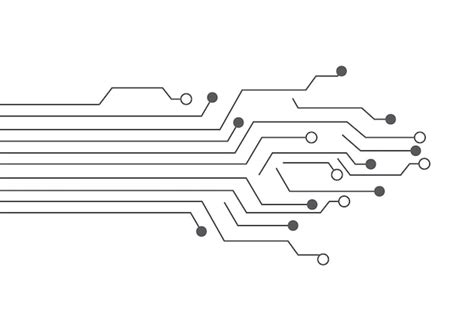 Premium Vector Circuit Illustration Design