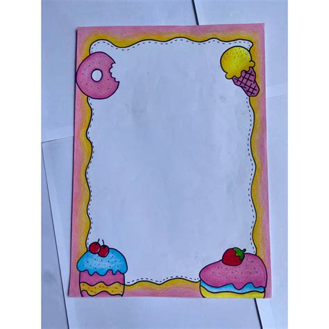 กรอบใบงานสวยๆ งานทำมือทุกชิ้น ไม่ปริ้นไม่ถ่ายเอกสาร Shopee Thailand