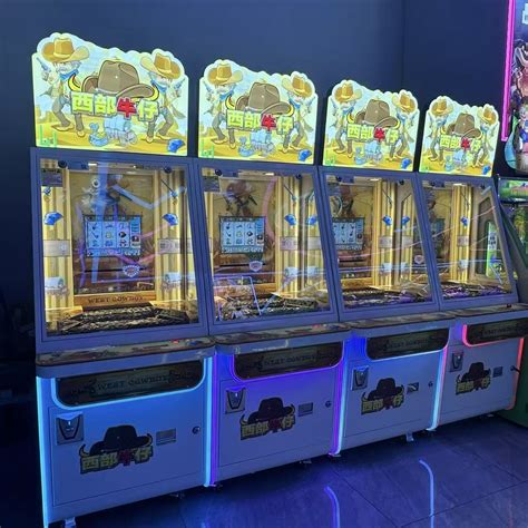 西部牛仔3人推币游戏机大型小丑魔术师电玩城商用游戏厅娱乐设备 阿里巴巴