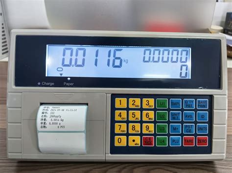 Printer Indicator With Stickers Counting Function Label Printer Display Floor Scale Platform