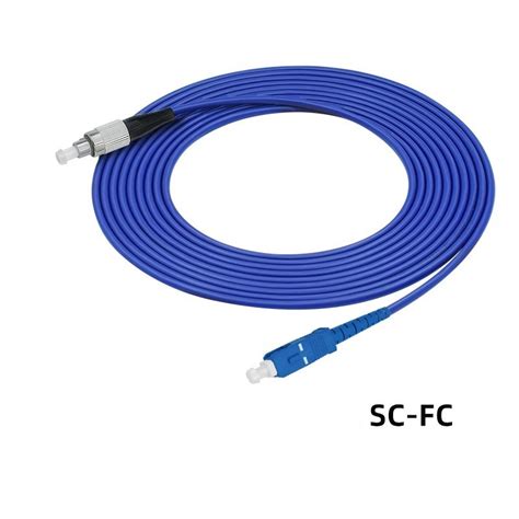 40m~120m 2 Cores Lc Lcfcscst Single Mode Armored Duplex Fiber Optic
