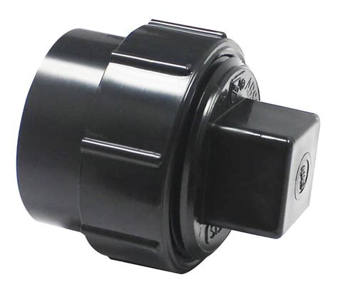 Cleanout Adapter With Plug Spg X Fpt On Ipex