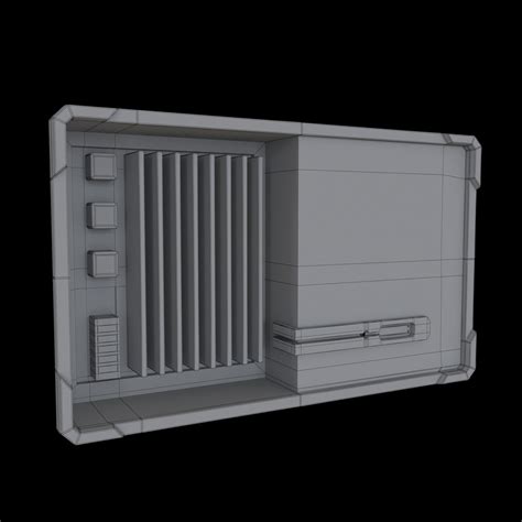 Sci Fi Comand Panel Model Turbosquid 1373830