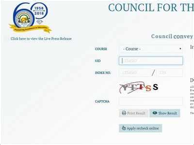CISCE Result ICSE And ISC Class Results Declared Pass Times Of India