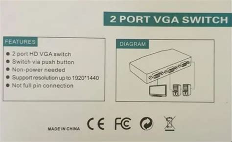 Port VGA Switch At Piece VGA Switcher In Varanasi ID