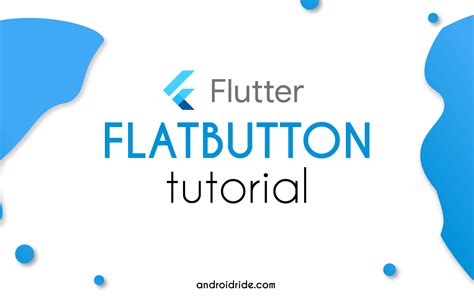 3 Flutter Flatbutton Examples With Tutorial Androidride