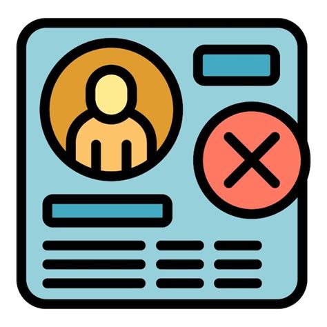 Premium Vector Deleting Social Account Icon Outline Vector Avatar