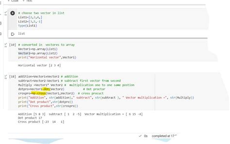 Mohammad Jawed Miandad On Linkedin Python Linear Algebra For Machine Learning Two Vectors
