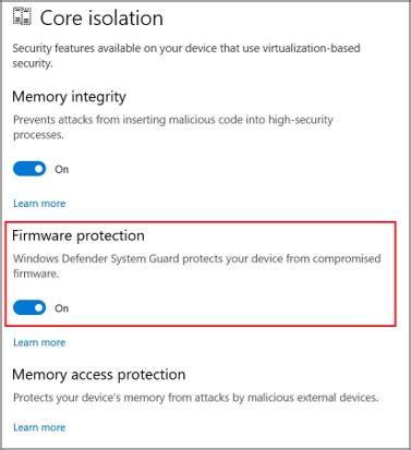 System Guard 安全启动和 SMM 保护 Microsoft Learn