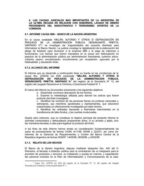 8 Las Causas Judiciales Mas Importantes De La Argentina PÃ¡gina12