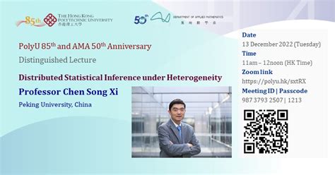 Polyu 85th Ama 50th Anniversary Distinguished Series Distributed