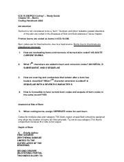 Coding 1 Study Guide Chapter 30 Pdf ICD 10 CM PCS Coding I Study Guide Chapter 30 Burns