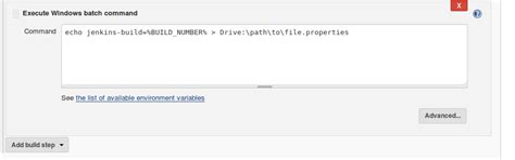 Jenkins Export Build Number To File Stack Overflow