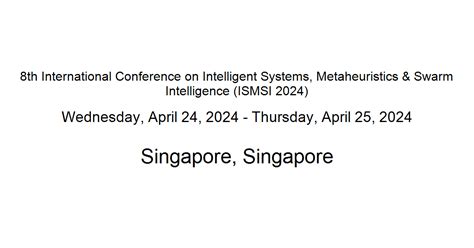 8th International Conference On Intelligent Systems Metaheuristics