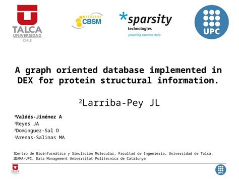 Pptx A Graph Oriented Database Implemented In Dex For Protein