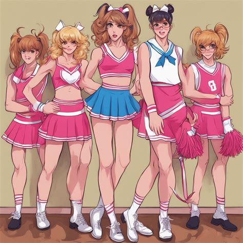 Crossdressing Boys Dressed Up As Sissy Cheerleader By Tabithao88 On