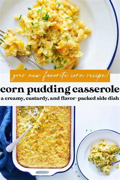 Rich And Custardy Easy Corn Pudding Recipe Sweet And Savory Video An Edible Mosaic™