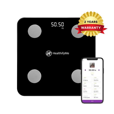Healthifyme Smart Scale Track 11 Key Body Metrics 1 Month Healthifysmart Plan Data Driven
