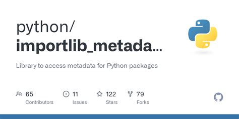 Issues · Pythonimportlibmetadata · Github