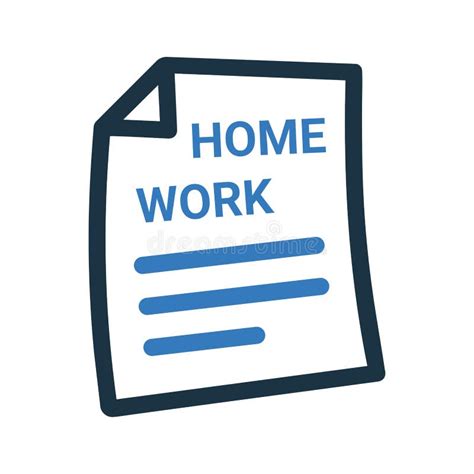 Homework Icon Stock Illustrations 12 732 Homework Icon Stock