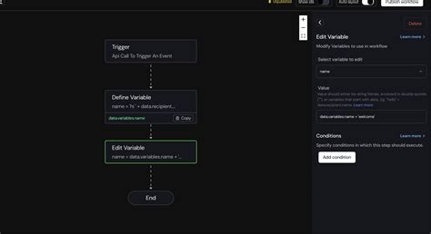 Edit Variable Engagespot