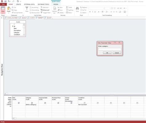 Using The Query Wizard And Query Designer In Access 2013 Design