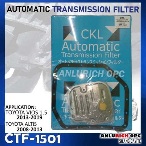 CKL AUTOMATIC TRANSMISSION FILTER For TOYOTA VIOS 1 5 2013 2019 ALTIS