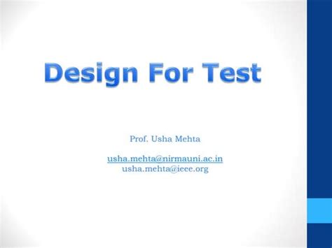 Lssd Level Sensitive Scan Design Vlsi Ece 6th Sem Ppt