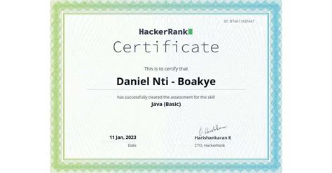 Python Coding Programming Hackerrank Certification Daniel Nti Boakye