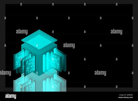 Data Center Isometric Icon Database And Cloud Data Storage Concept