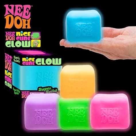 Needoh Nice Cube Glow In The Dark Most Popular Squishy Tiktok
