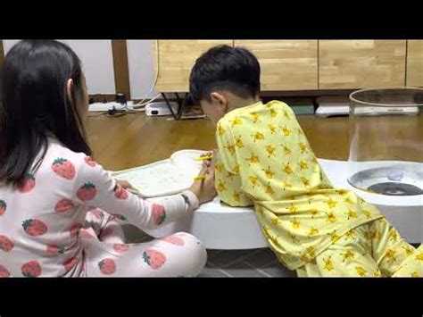 동생 숙제도와주는 누나 YouTube