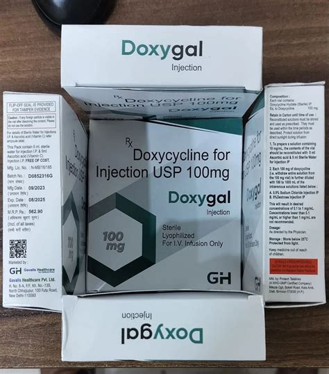 Doxycycline Injection Usp 100mg At 551 Vial Doxy Injection In New Delhi ID 2853912804733