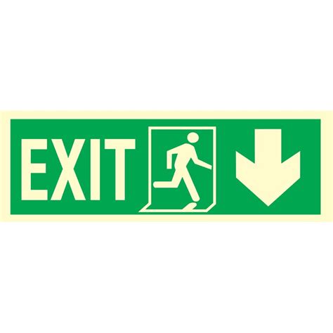 Exit Arrow Down R